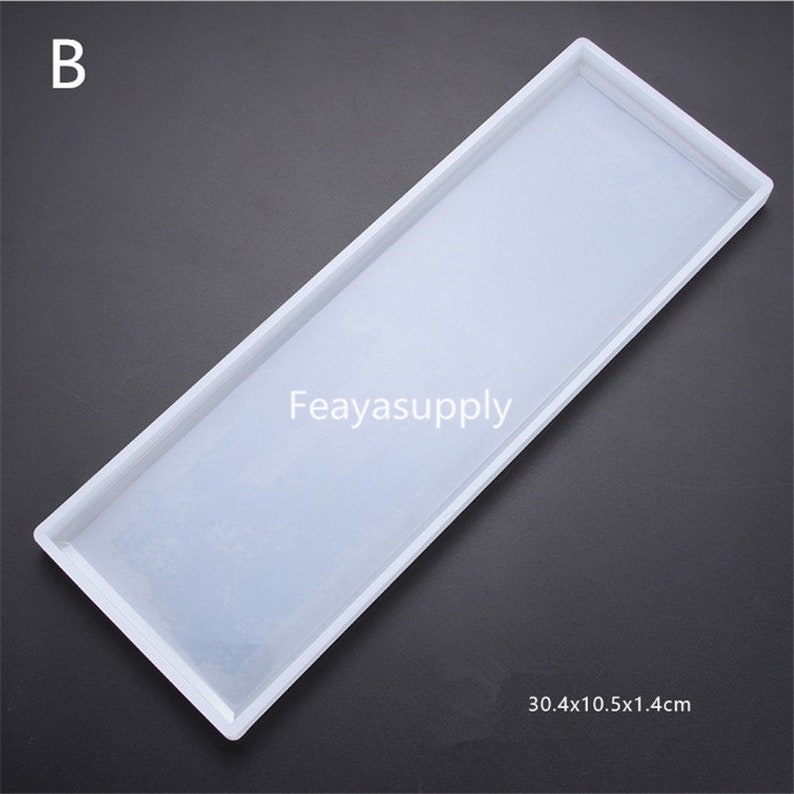 Rectangle Tray Mold, Silicone Serving Tray Mold, Resin Tray Mold, Large ...