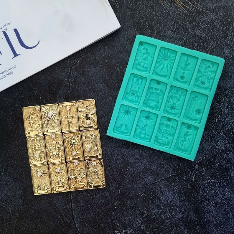 Tarot Card Mold Silicone Mold Resin Mold Pendant Mold - Etsy