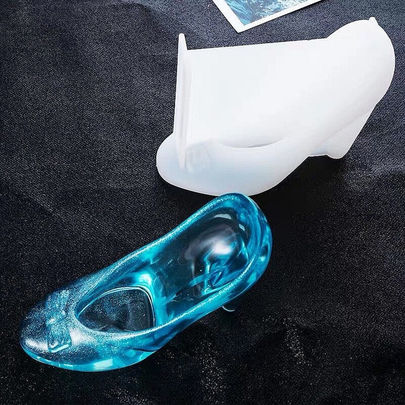 High Heels Silicone Mold, Crystal Shoes Resin Mold, Resin Art Molds ...