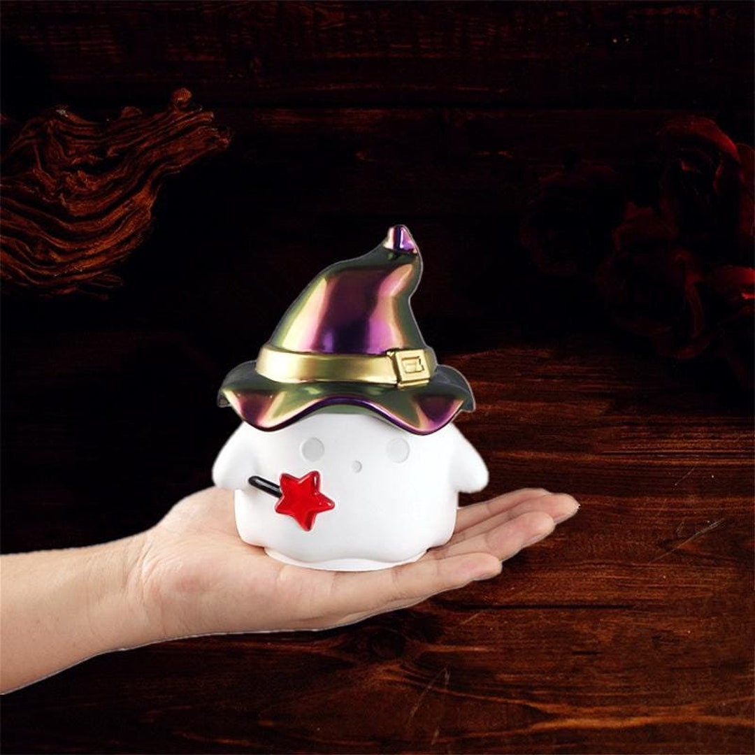 Cute Ghost Candle Jar Mold, Concrete Halloween Candle Vessel Mold ...