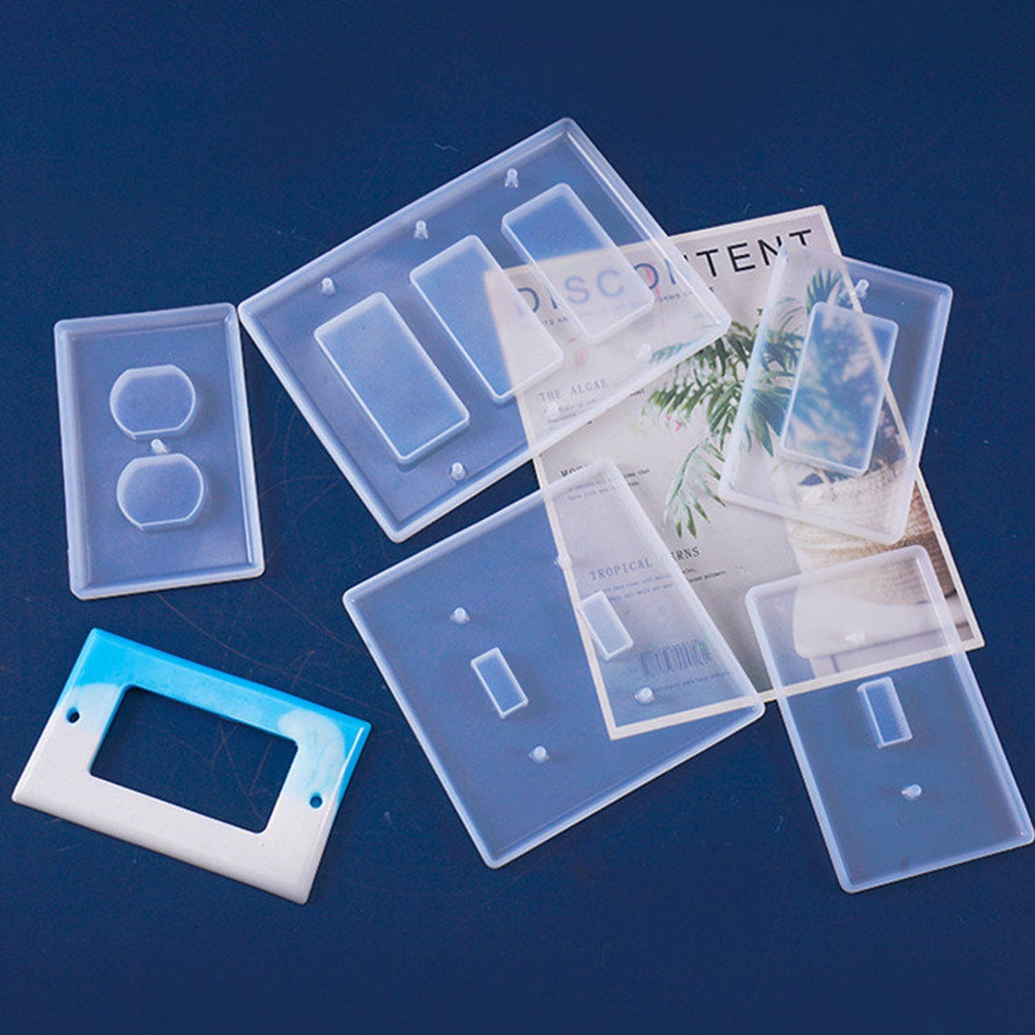 Light Switch Cover Resin Mold Outlet Cover Resin Mold Square | Etsy