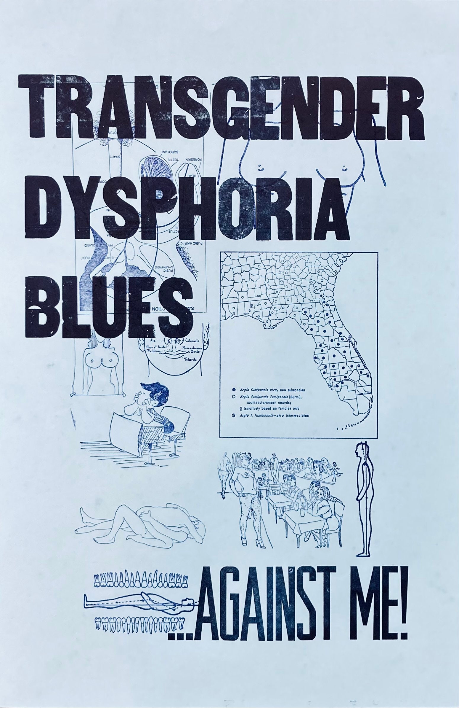 Against Me Poster Transgender Dysphoria Blues 12.5 in by 19 In - Etsy