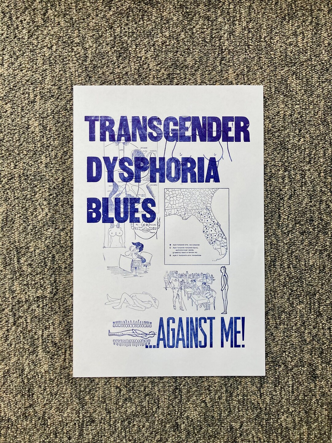 Against Me! Poster - Transgender Dysphoria Blues - 12.5 in by 19 In - Etsy