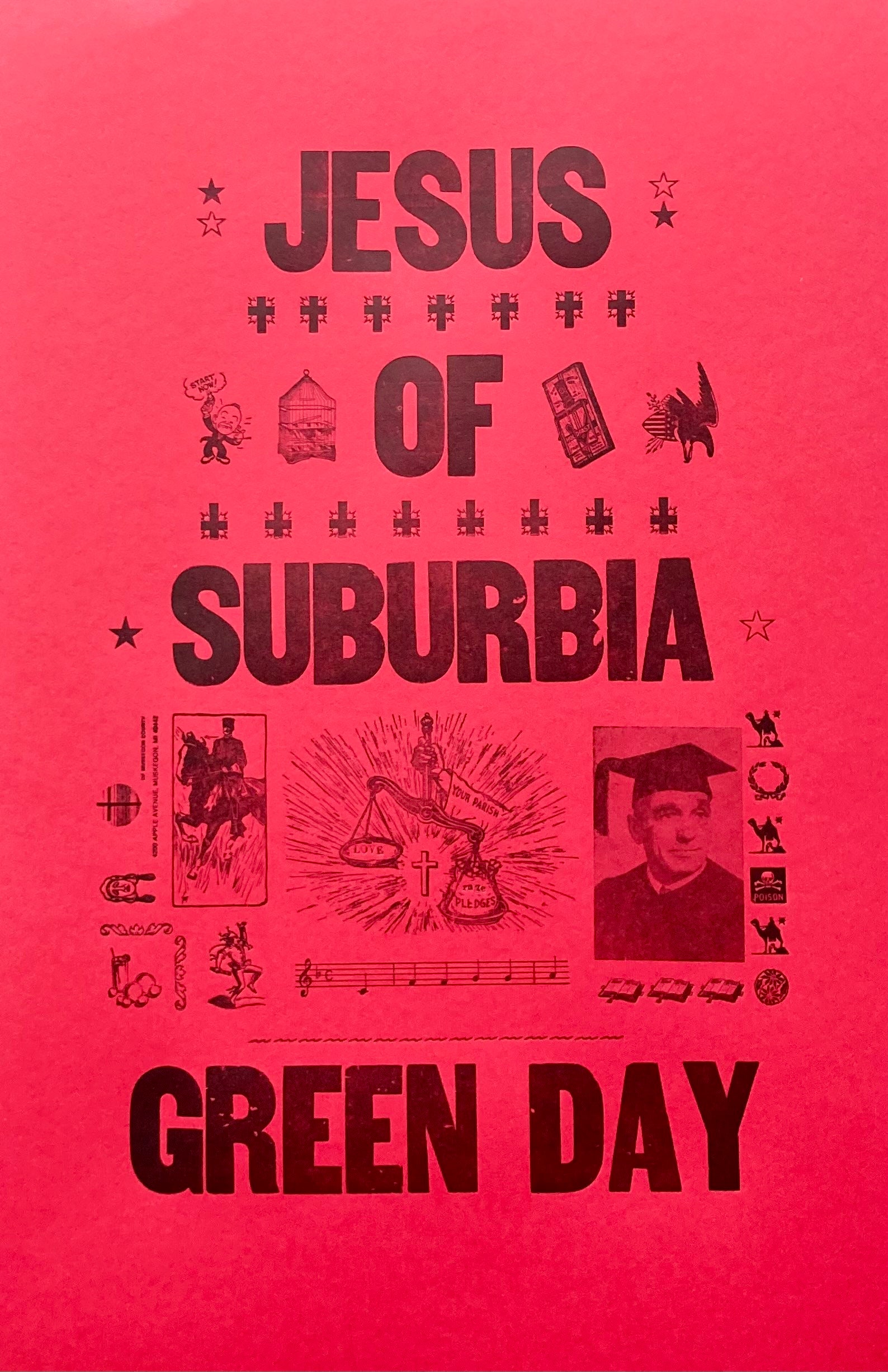 Green Day Poster - Jesus of Suburbia - 12.5 in by 19 In - Etsy