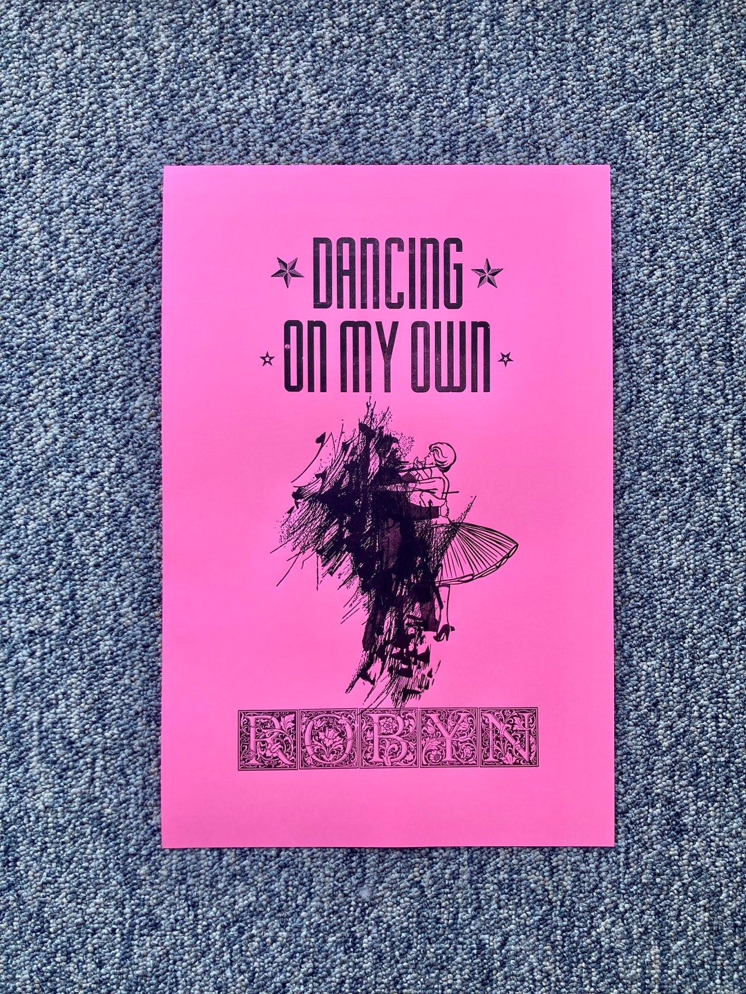 Robyn Poster - Dancing on My Own - 12.5 in by 19 In - Etsy