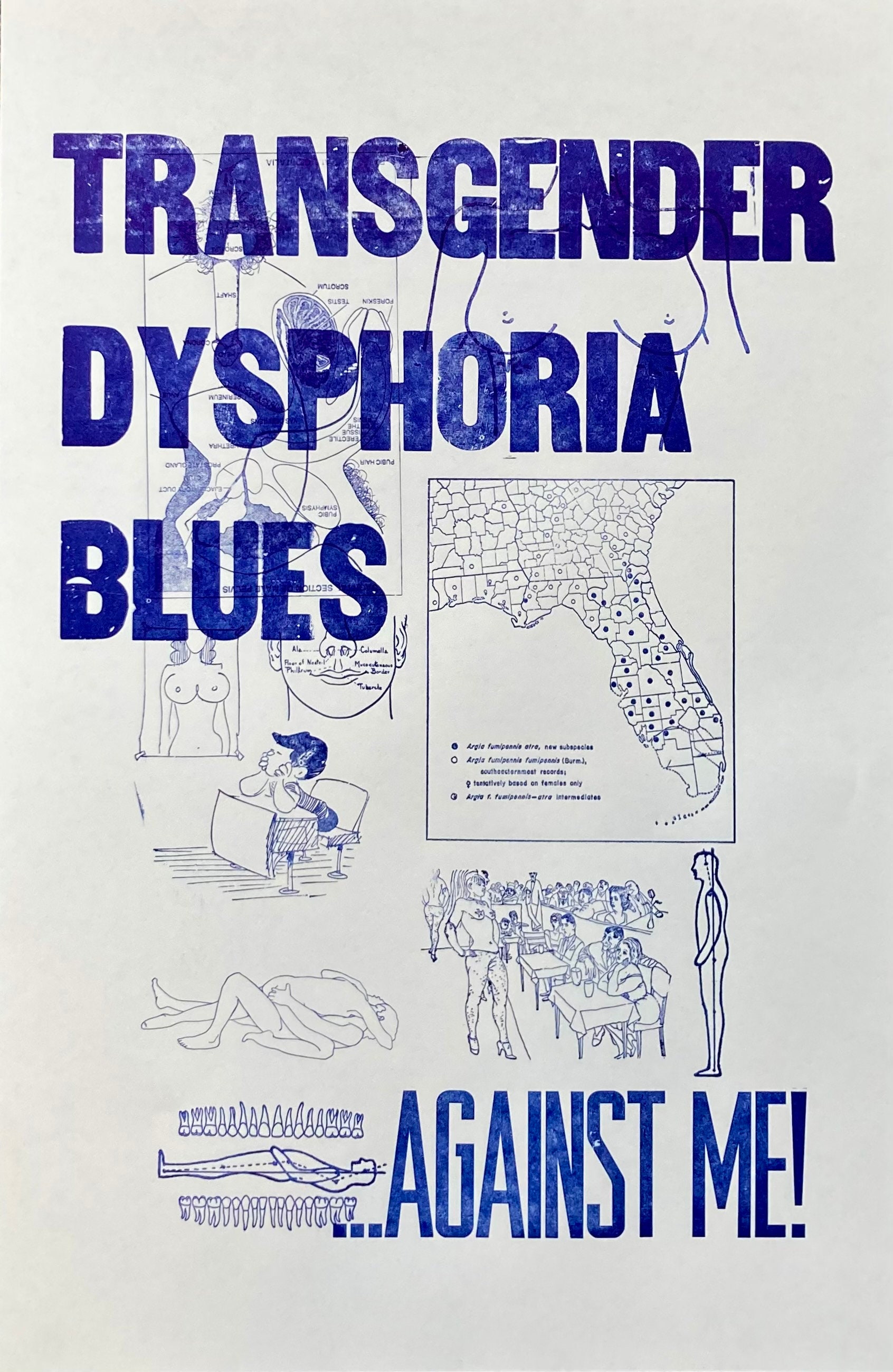 Against Me Poster Transgender Dysphoria Blues 12.5 in by 19 In - Etsy