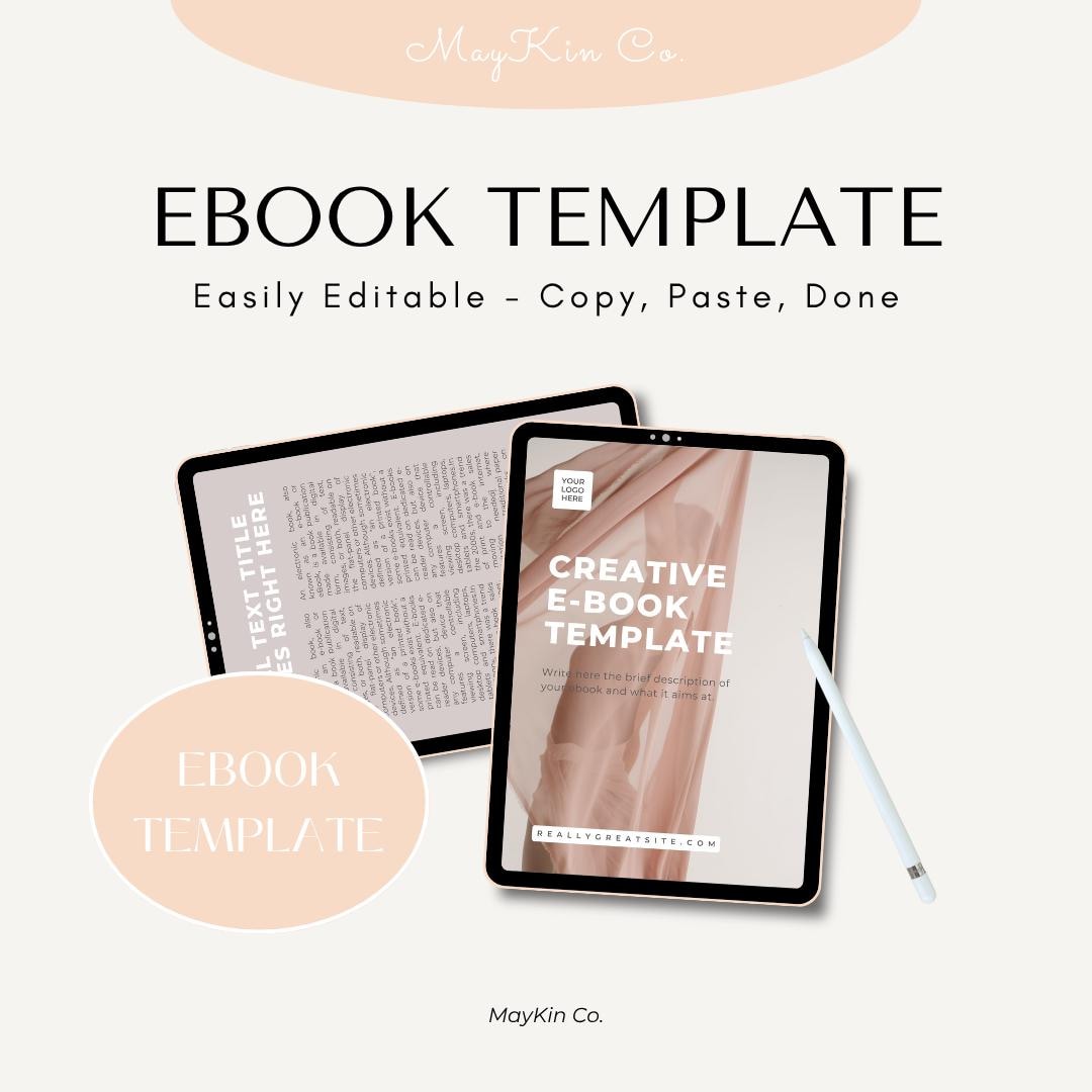 Editable Ebook Template - Etsy