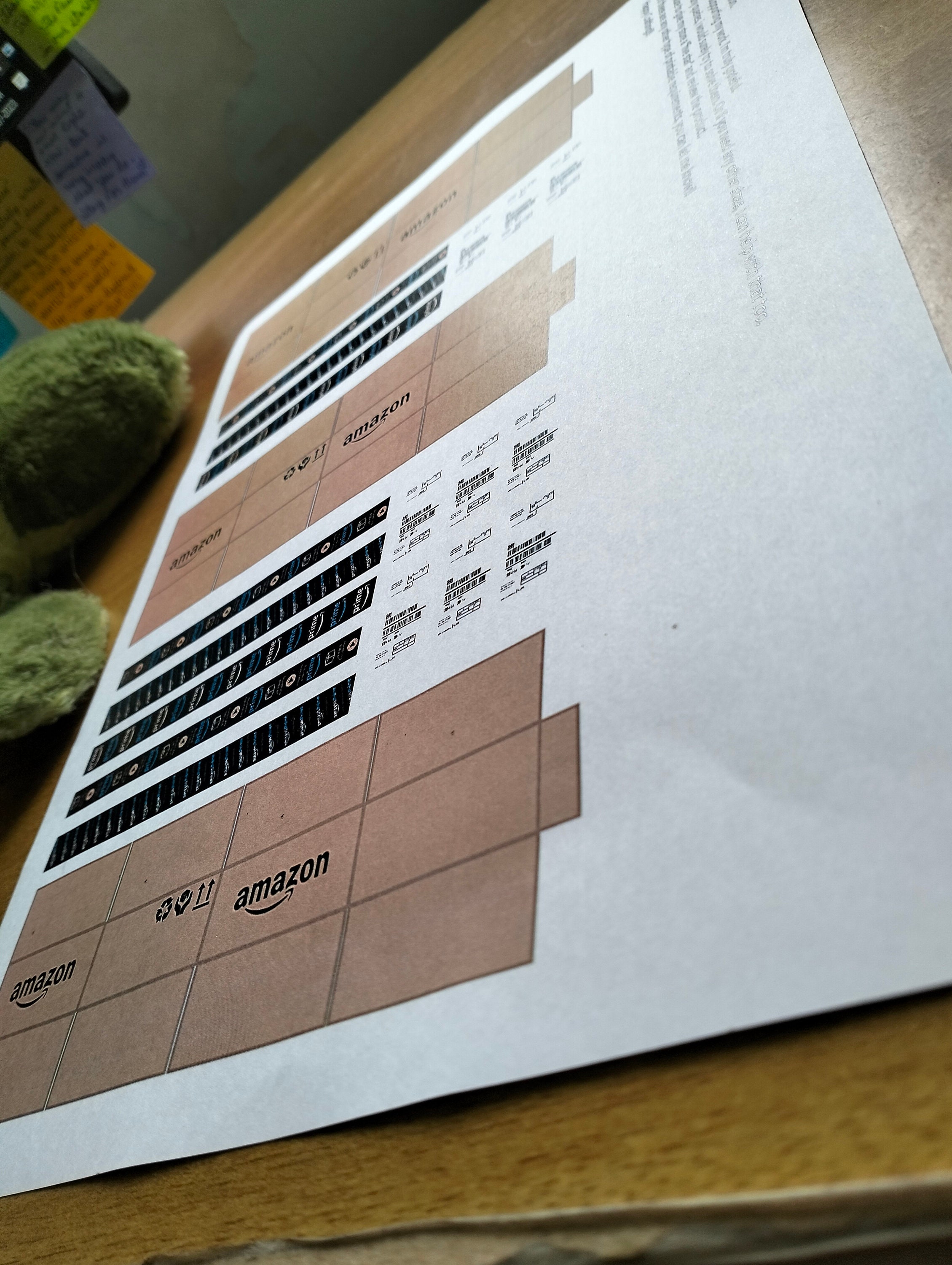 Miniature Amazon Shipping Box Digital Template 1:6 Fashion - Etsy