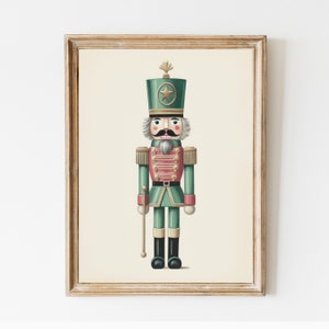 Nutcrackers Set of 3 Christmas Prints. Gallery Set Nutcrackers Christmas Nursery Digital Prints ...