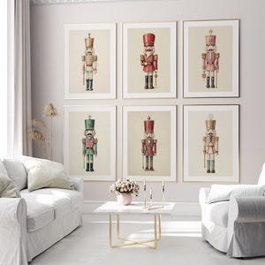 Nutcracker Christmas Printable Wall Art, Nursery Christmas Print, Green ...