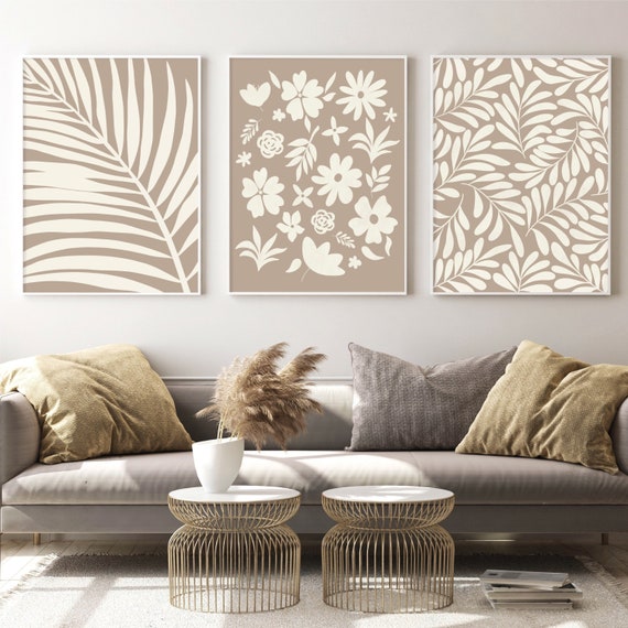 Neutral Colors Wall Decor Wall Art Set of 3 Digital Prints - Etsy