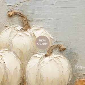 Rustic Pumpkins Printable Wall Art, Fall Print, Pumpkins Painting ...