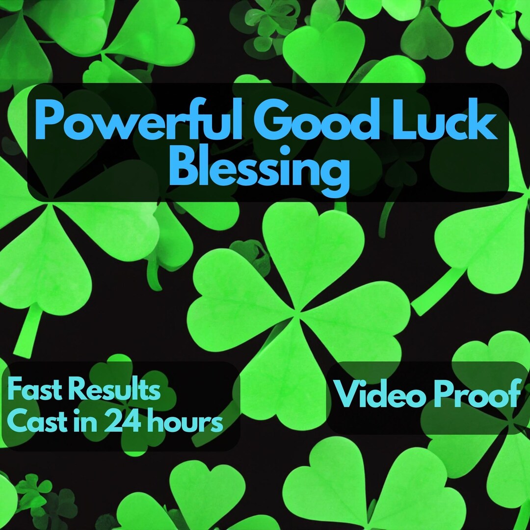 Powerful Luck Spell for Success and Abundance - Same Day Casting - Etsy
