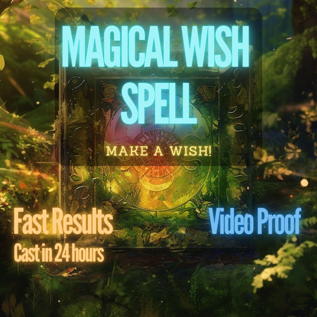 Manifest Desires With Potent Wish Spell - Video- Handcrafted Magical ...