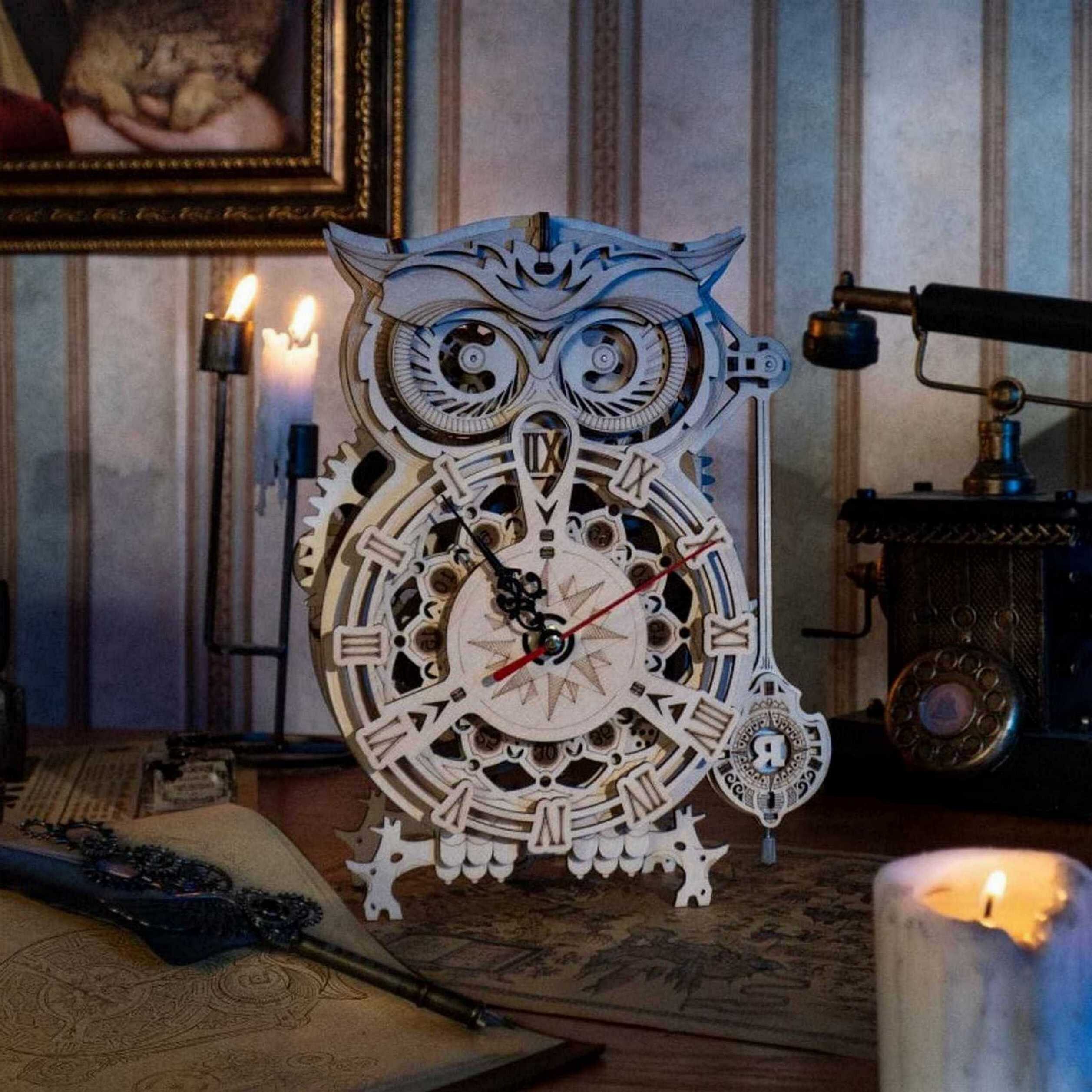 Unique Night Bird Clock - Etsy