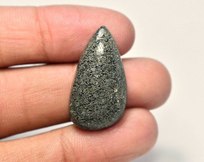 Pyritized Dinosaur Bone, Freeform Cabochon, 28x15x5 MM, 22 CTS ...