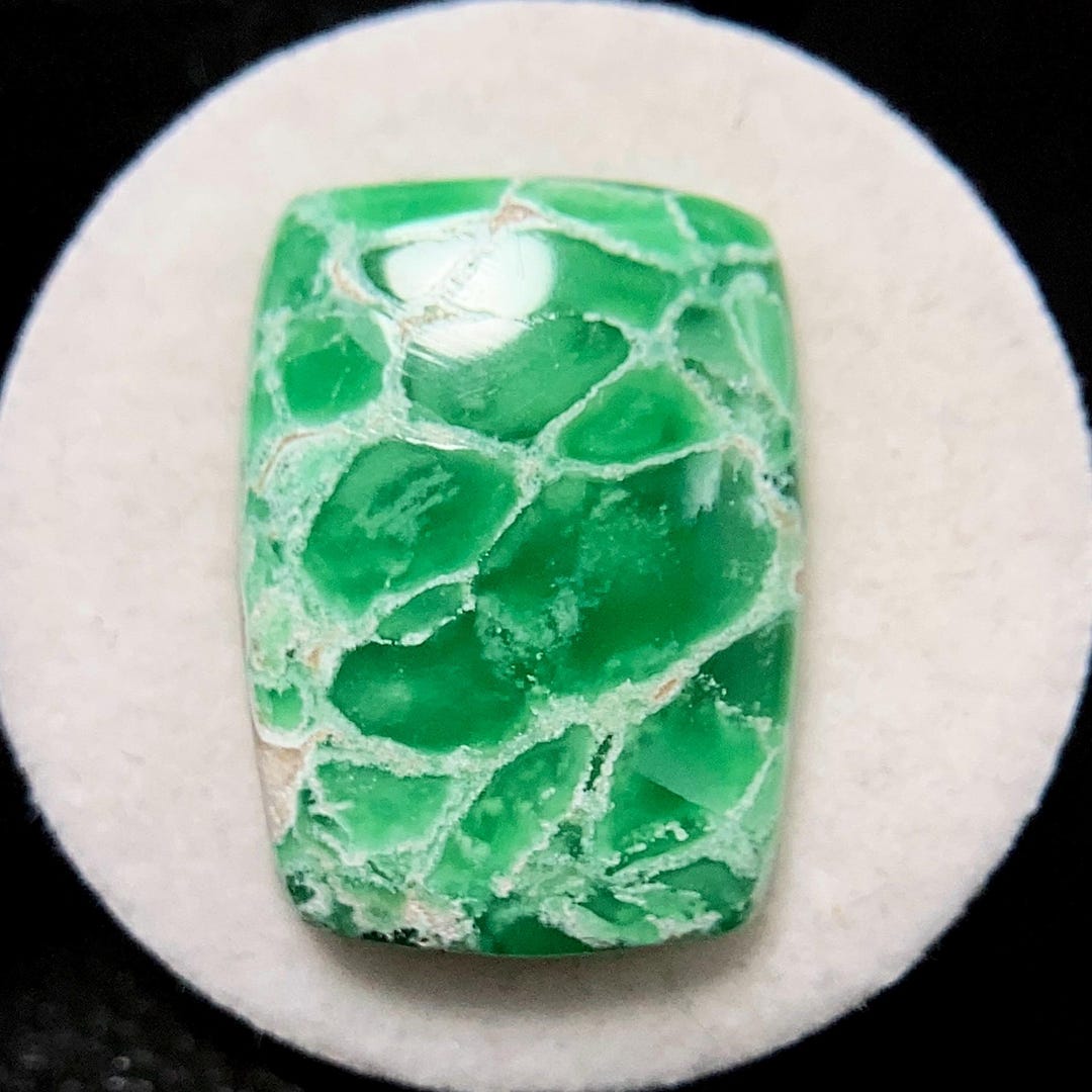 Spider Web Utah Variscite , Cushion Cabochon, 16x12x3 MM, 5 CTS ...