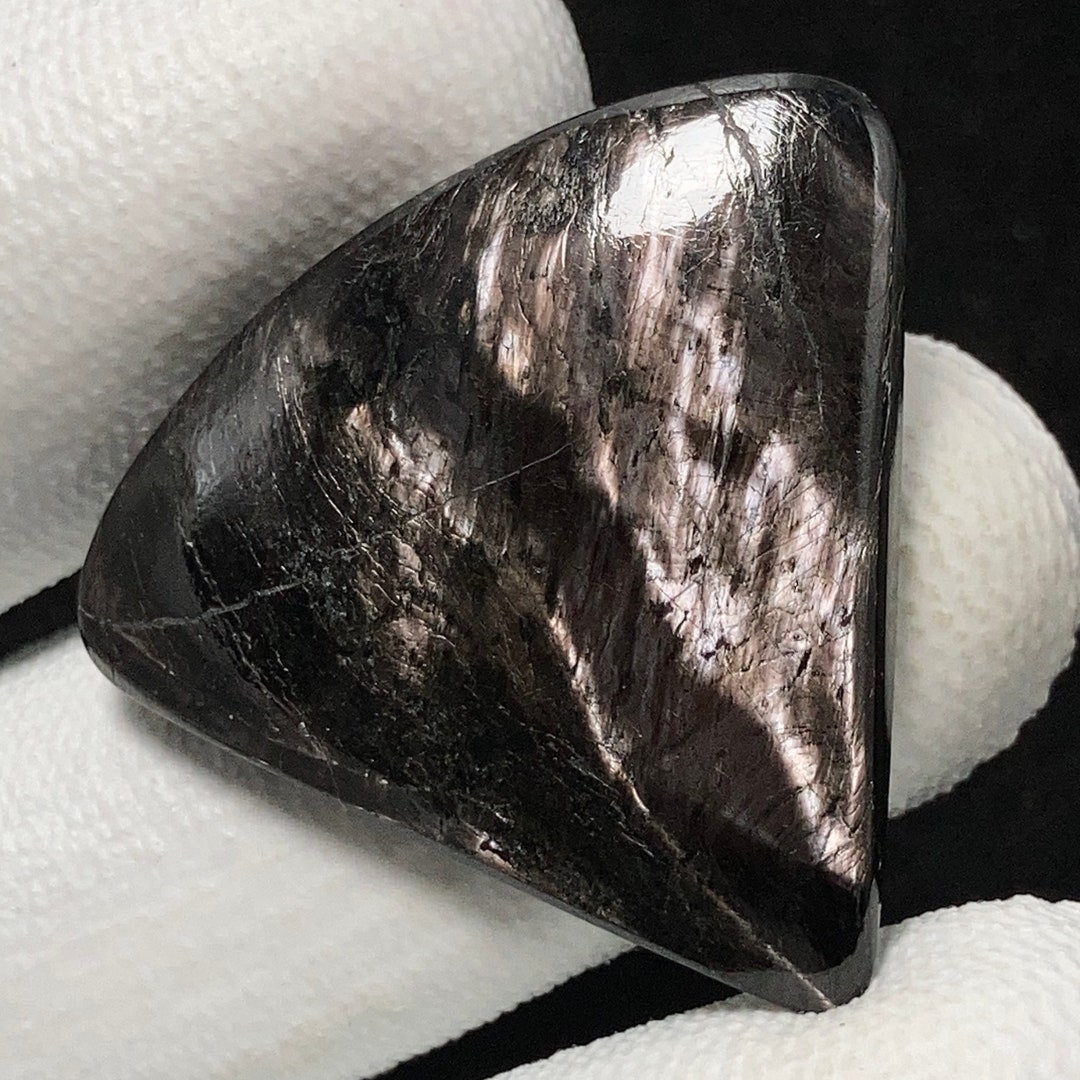 Natural Hypersthene, Freeform Cabochon, 31x33x5 MM, 38 CTS, Beautiful ...