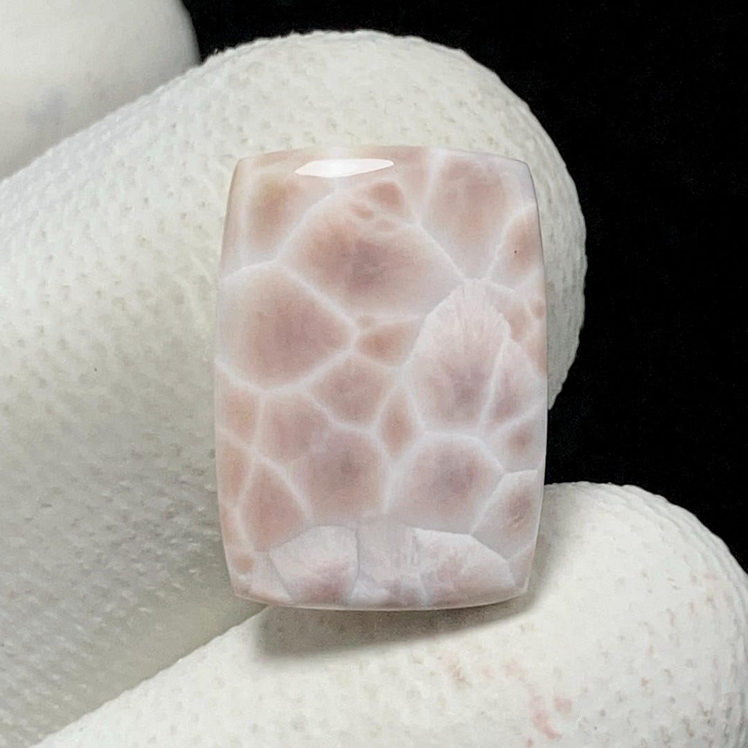 Natural Pink Natrolite AKA Thomsonite (pink Larimar) , Cushion Cabochon ...
