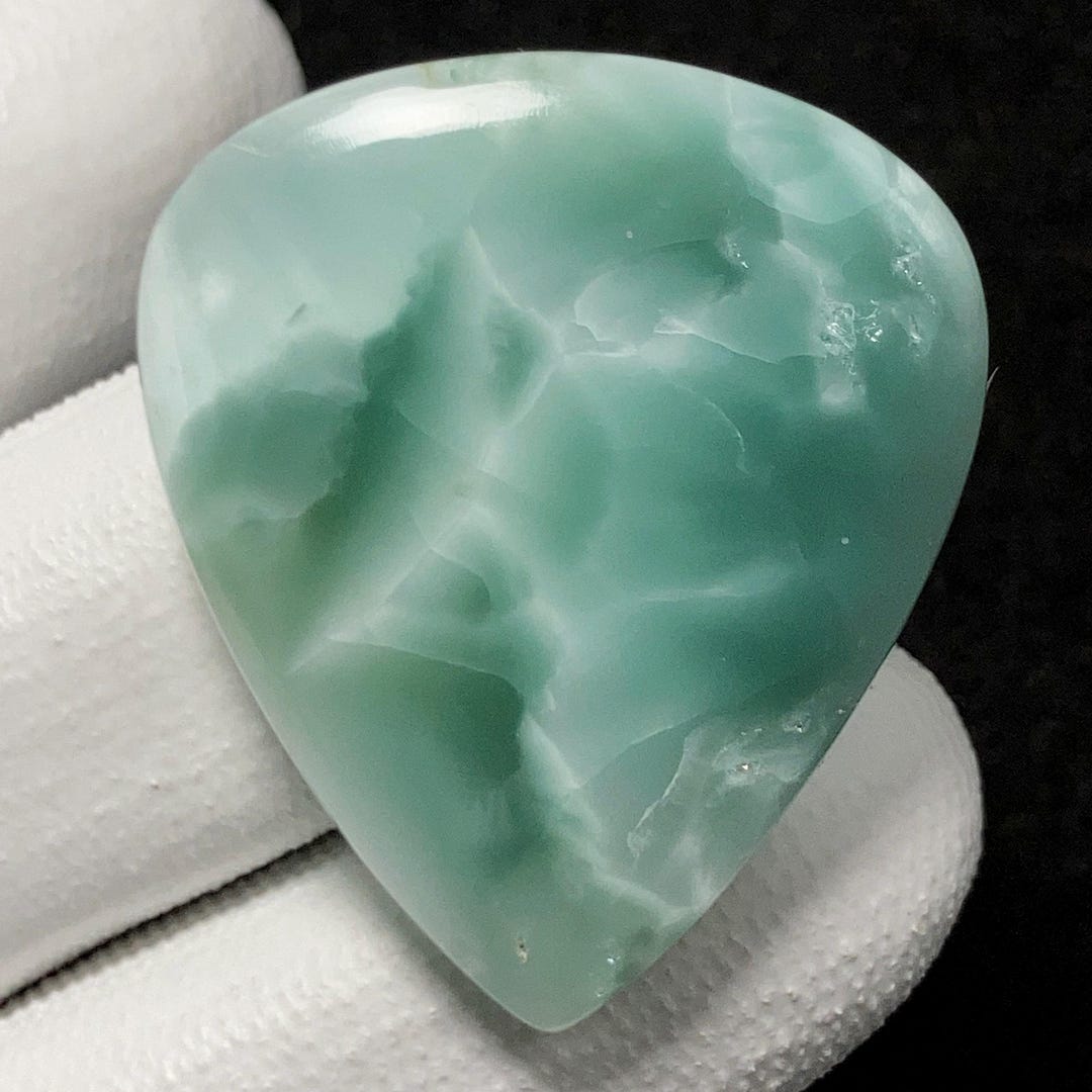 Green Imori Stone AKA Chatoyant Victoria Stone, Pear Cabochon, 36x31x6 ...