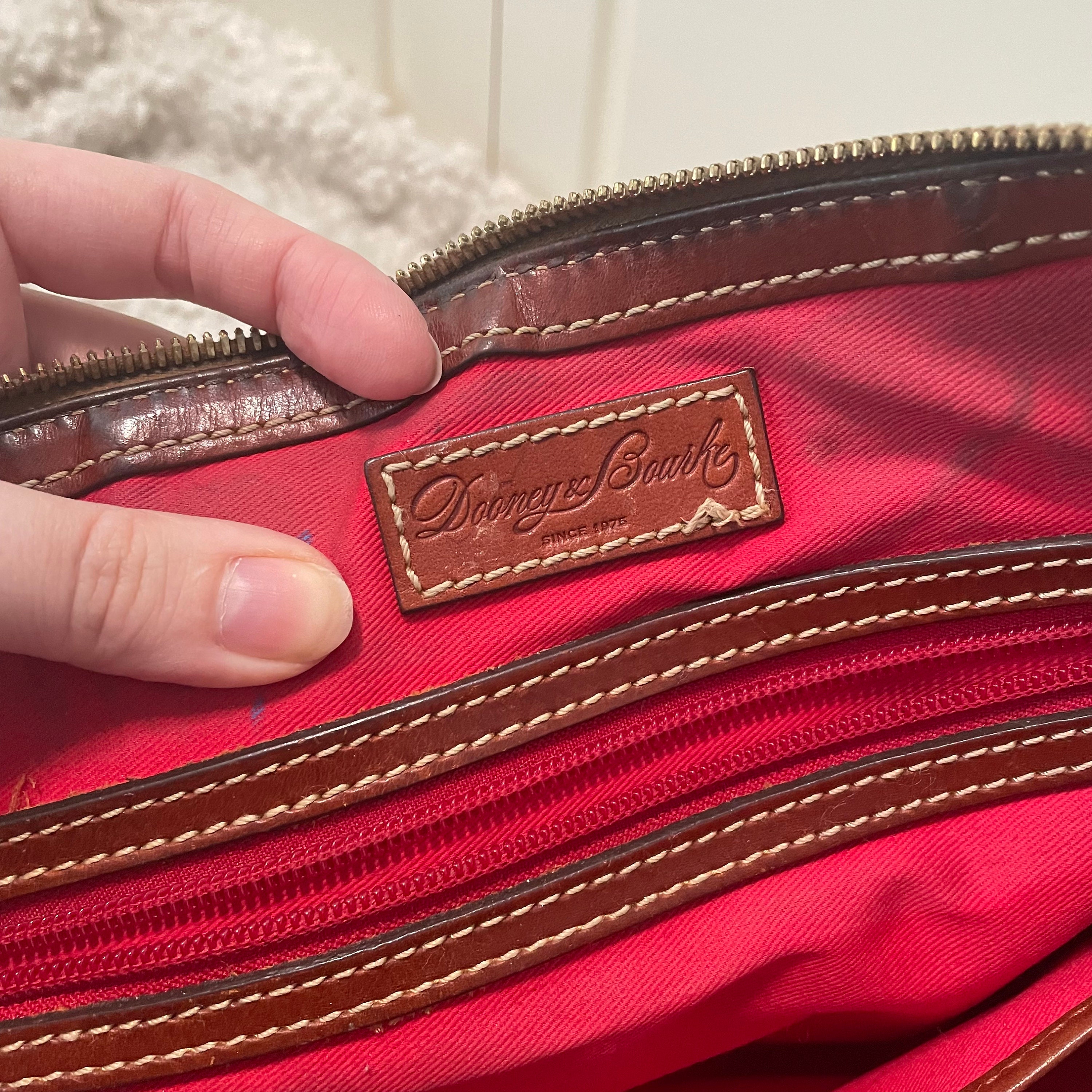 Dooney & Bourke Vintage Classic Leather Handbag Shoulder Bag Purse - Etsy