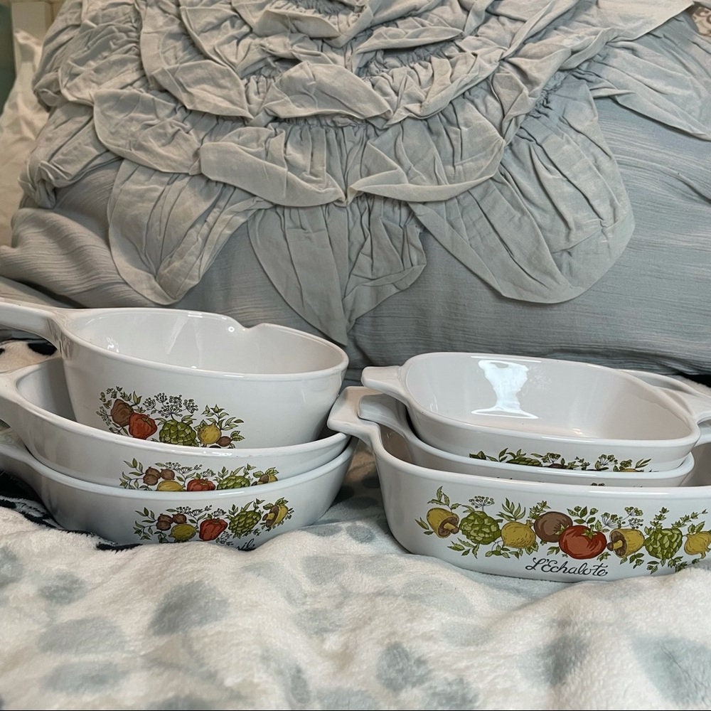Corningware Vintage Spice of Life Pattern 6 Piece Set - Etsy
