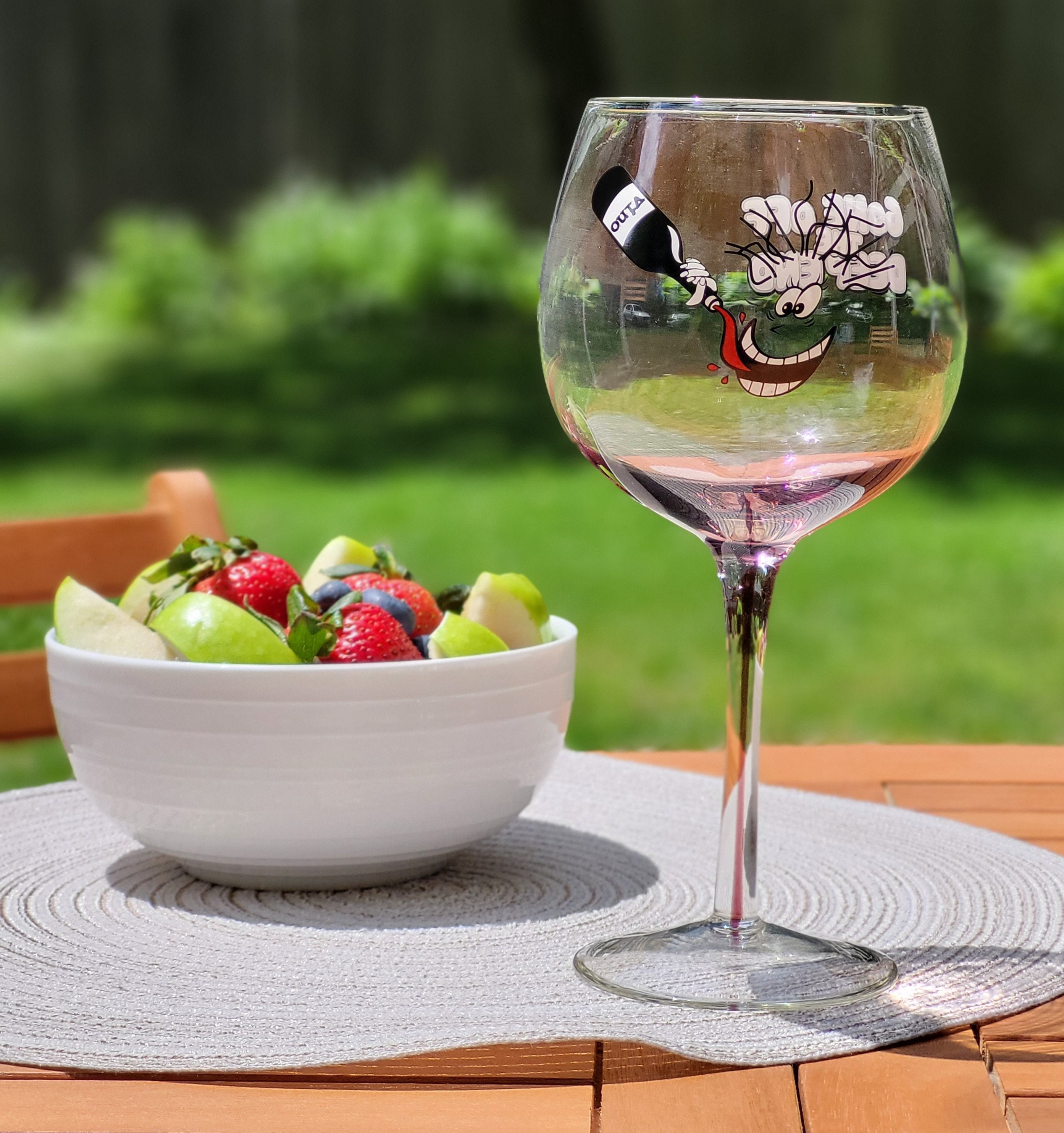 Funky Wine Painting