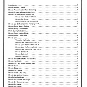 Leatherworking Book, Leather Carving, Leather Stamping, Leather Dyeing, Digital, Pdf, Instant ...