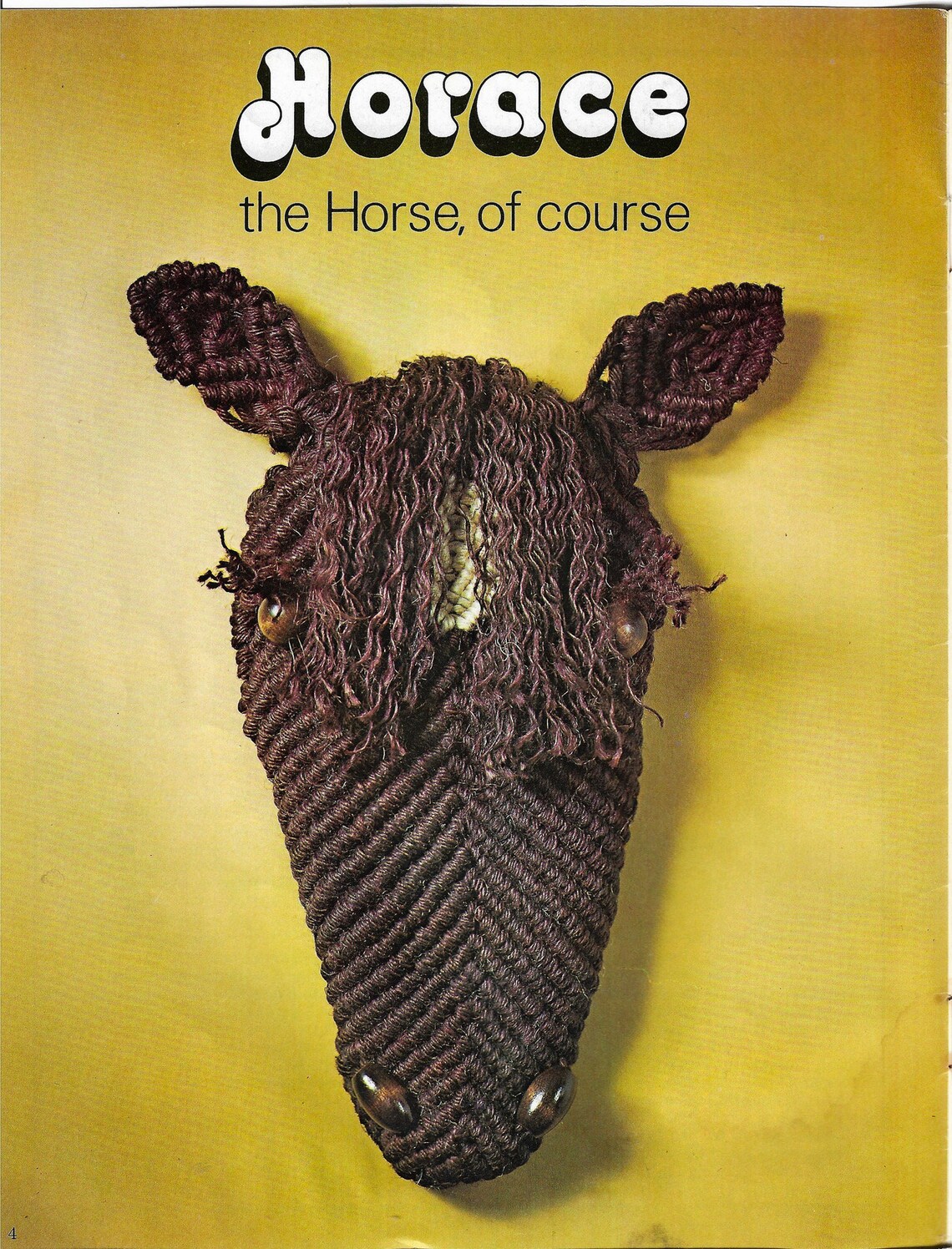 Macrame Animals, Macrame Patterns, Macrame Fox, Horse, Panda, Squirrel ...
