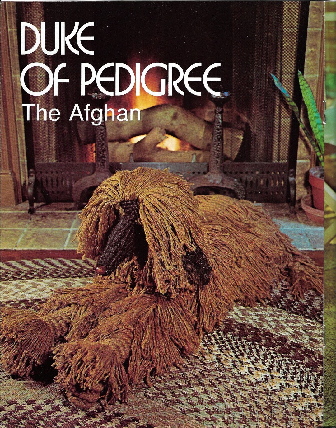 Macrame Afghan Pattern, Macrame Tutorial, Macrame Dog, Digital, Instant ...
