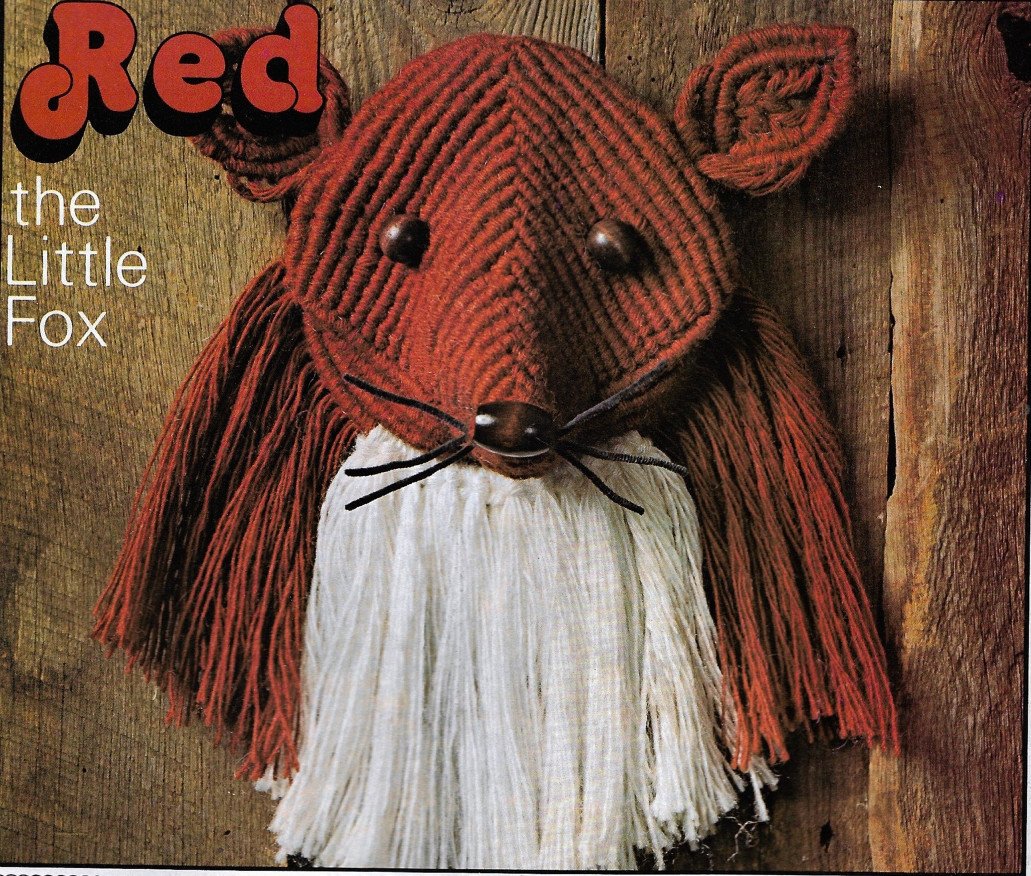 Macrame Fox, Macrame Pattern, Retro, Vintage, Digital Download ...