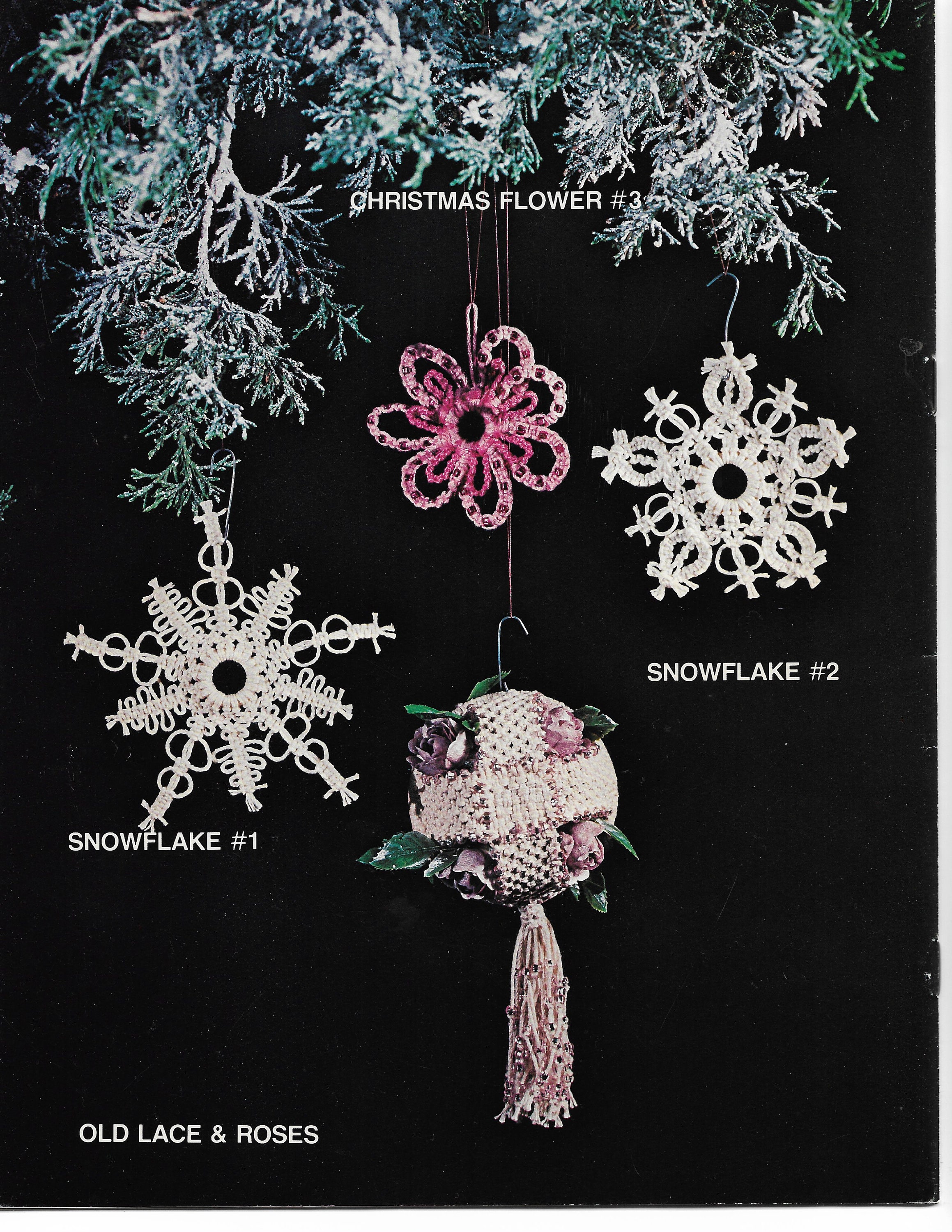 Macrame Christmas Pattern Macrame Christmas Ornament PDF - Etsy
