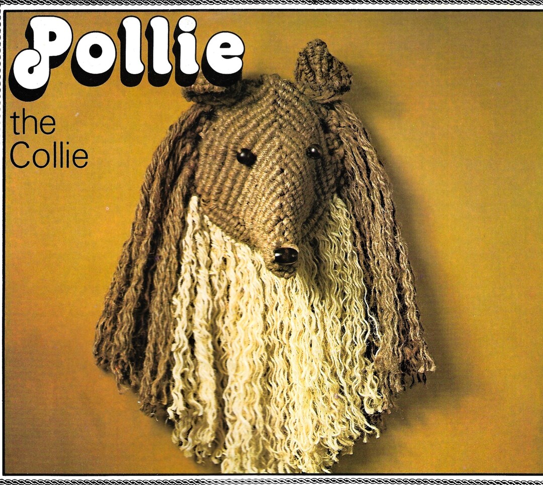 Macrame Dog, Macrame Pattern, Macrame Tutorial, Macrame Supplies ...