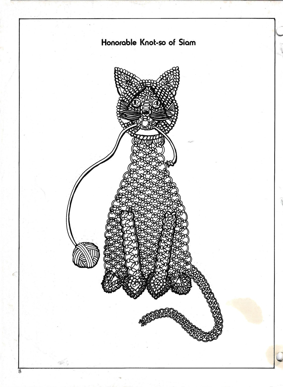 Macrame Pattern, Macrame Cat, Macrame Wall Art, Digital, Instant ...