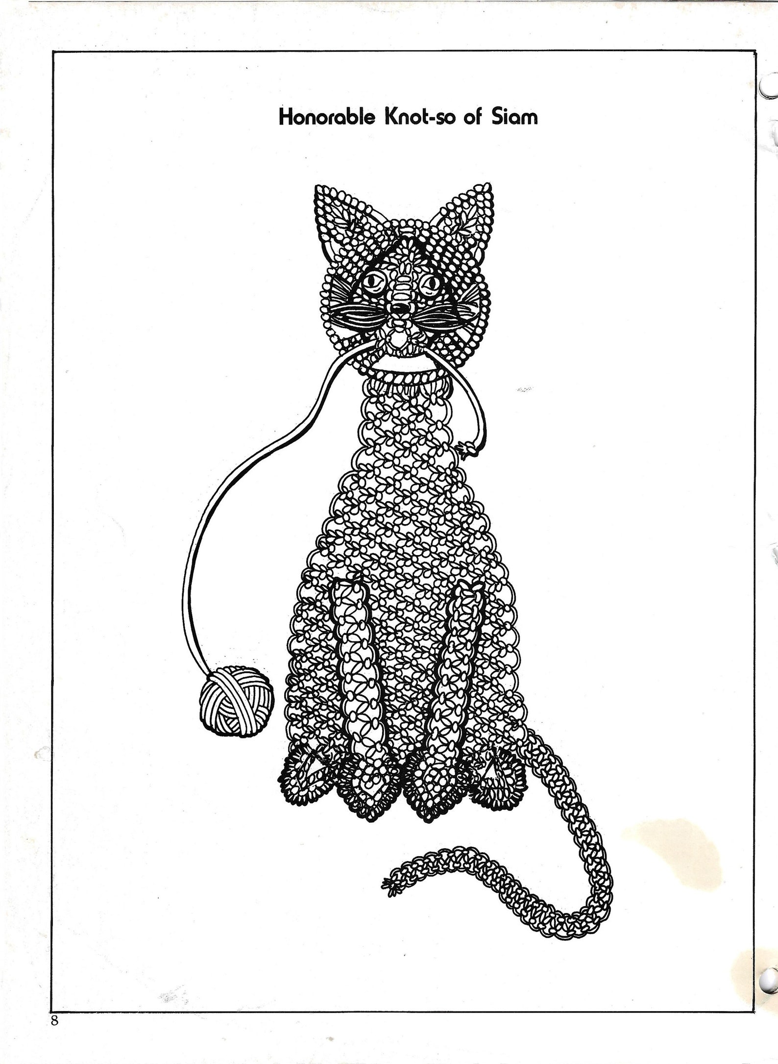 Macrame Pattern, Macrame Cat, Macrame Wall Art, Digital, Instant ...