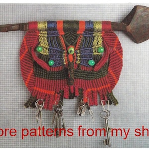 Macramé Frog Pattern, Macramé Pig, Macramé Animal, Children's Gift ...