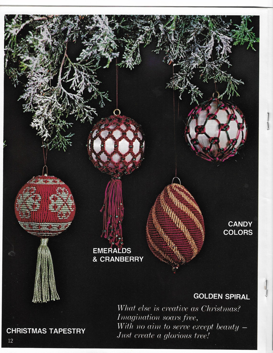Macrame Christmas Pattern Macrame Christmas Ornament PDF - Etsy