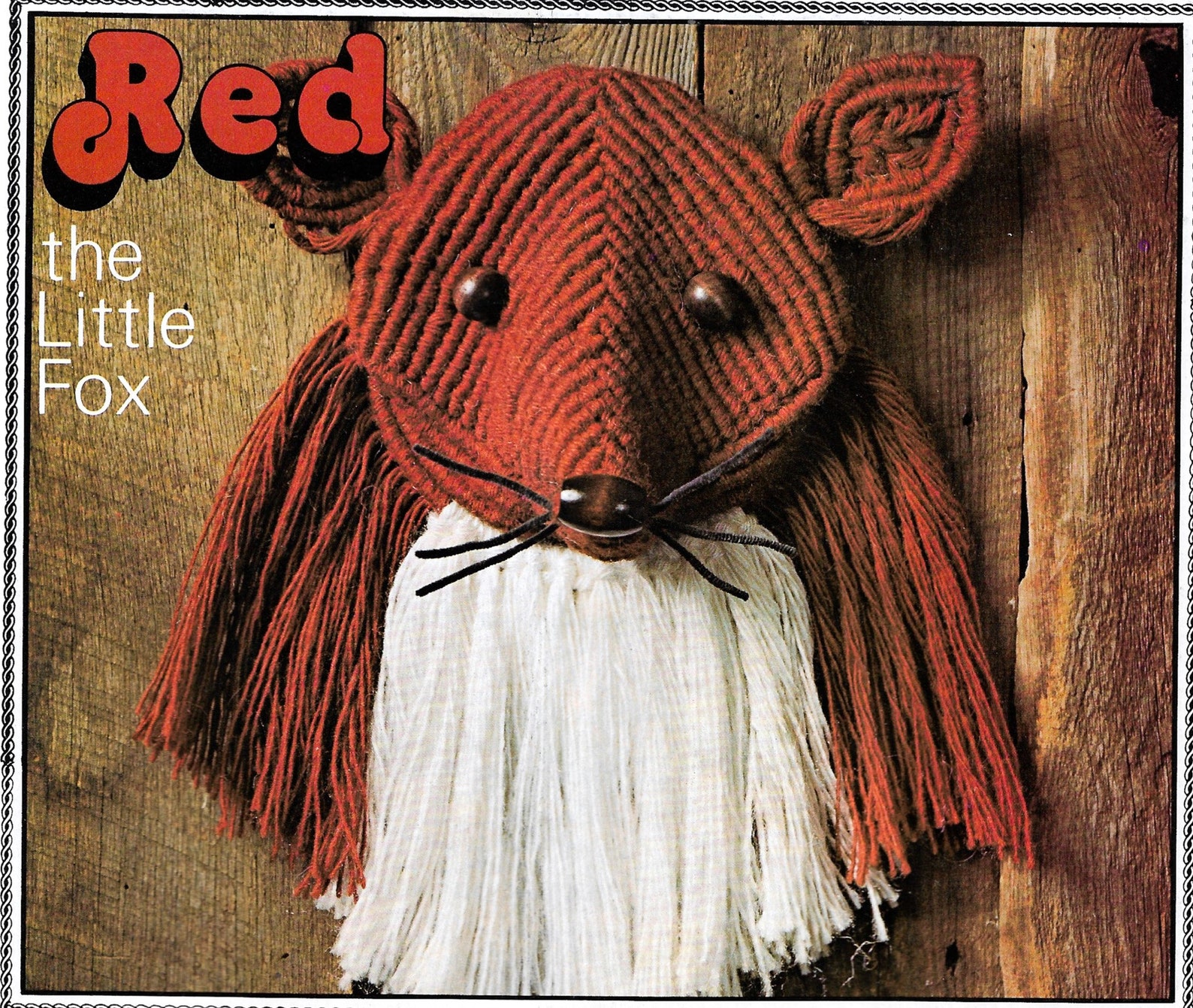 Macrame Animals, Macrame Patterns, Macrame Fox, Horse, Panda, Squirrel ...