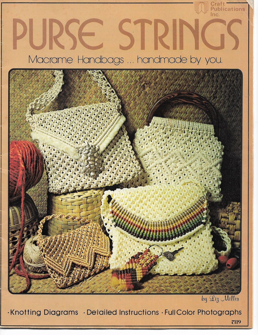 Macrame Purse Pattern, Macrame Book, Macrame Tutorial, PDF, Instant ...