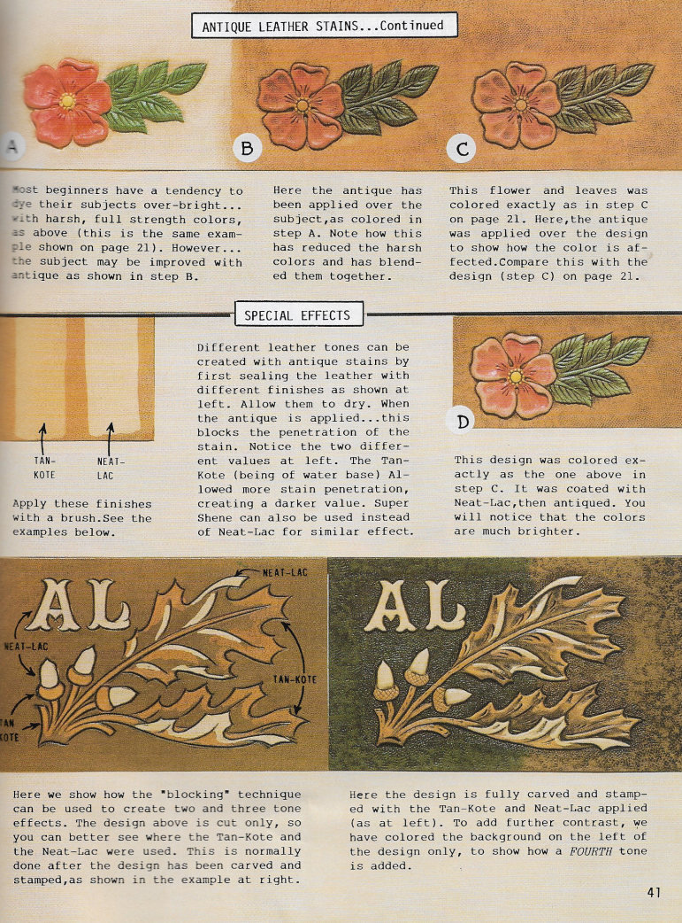 Leatherwork, Coloring Leather, Leather Tutorial, Learn Leather, Digital ...