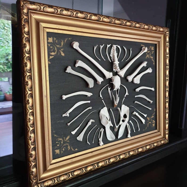 Boneart Bone Art on Antique Picture Frames - Etsy