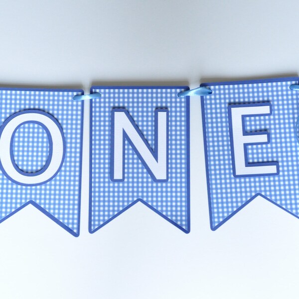 Gingham Banner - Etsy