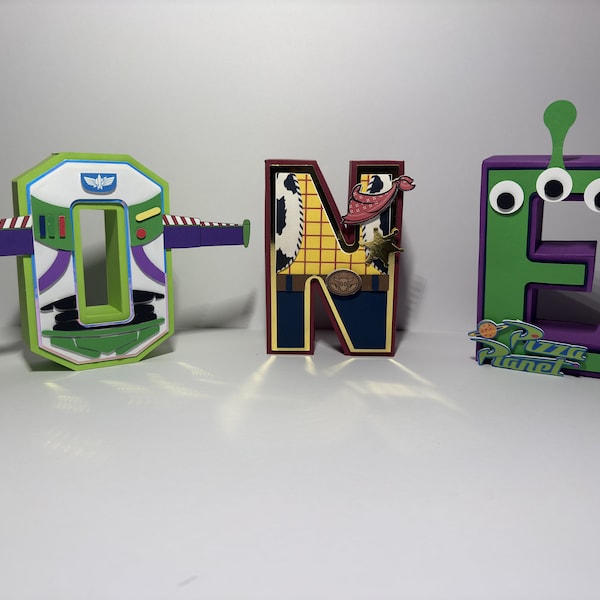 Toy Story Name Block Letters - Etsy