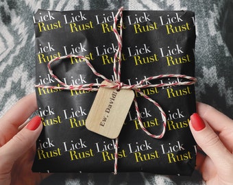 Rust Wrapping Paper - Etsy