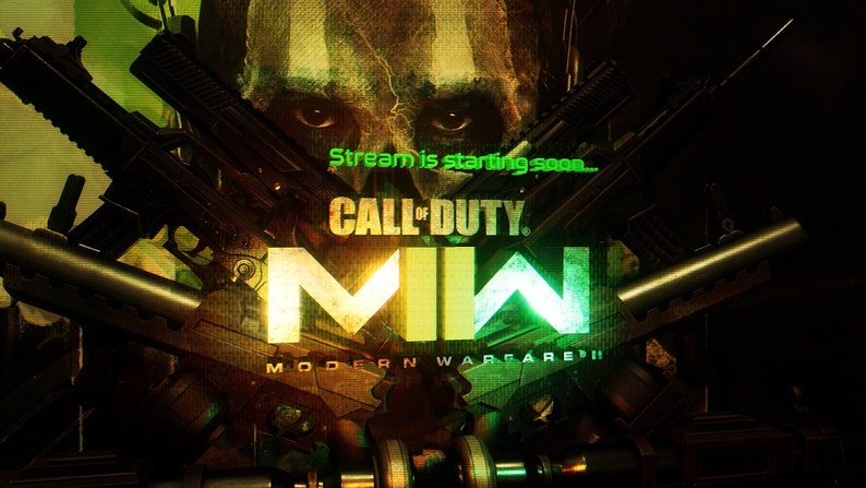 Call of Duty MWII Style | Screens | 2x Animated "start" + "pause" | 1x ...