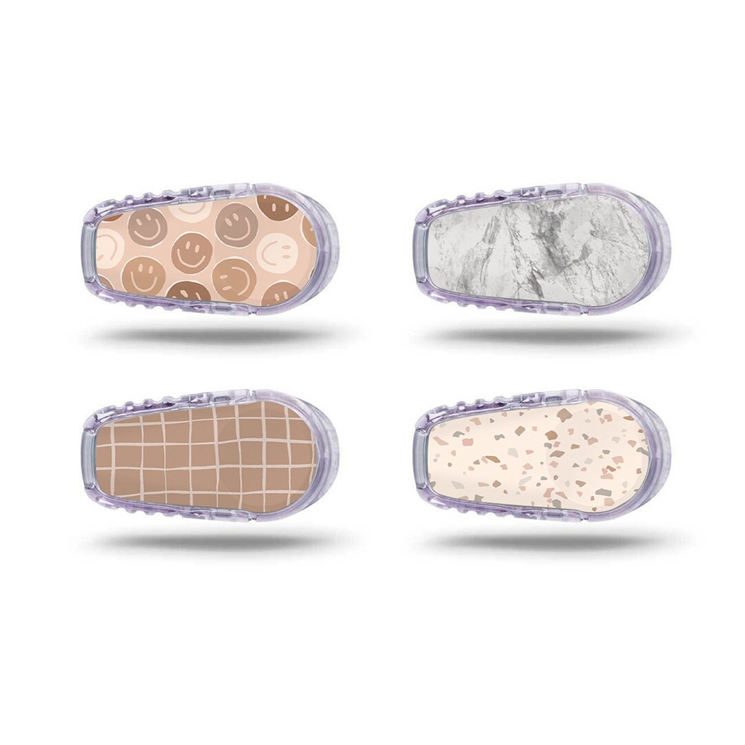 Set of 4 Stickers "neutral Bundle" | Dexcom G6 Transmitter Sticker ...