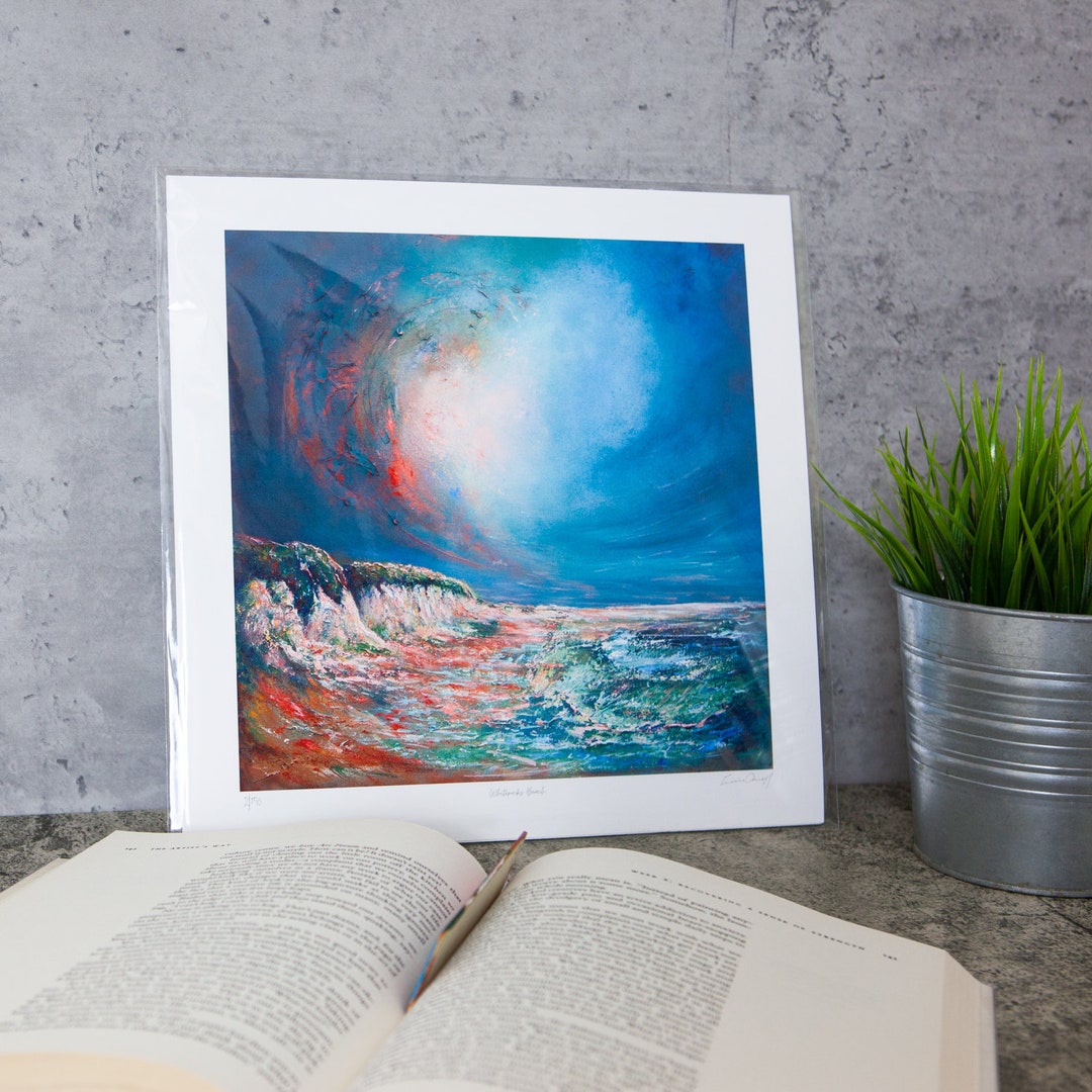 WHITEROCKS BEACH, North Coast, Portrush, Sea, Abstract Art Print ...