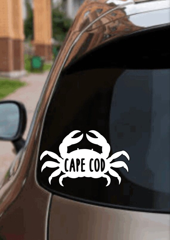 Cape Cod Crab Decal Vinyl Decal Car Decal - Etsy
