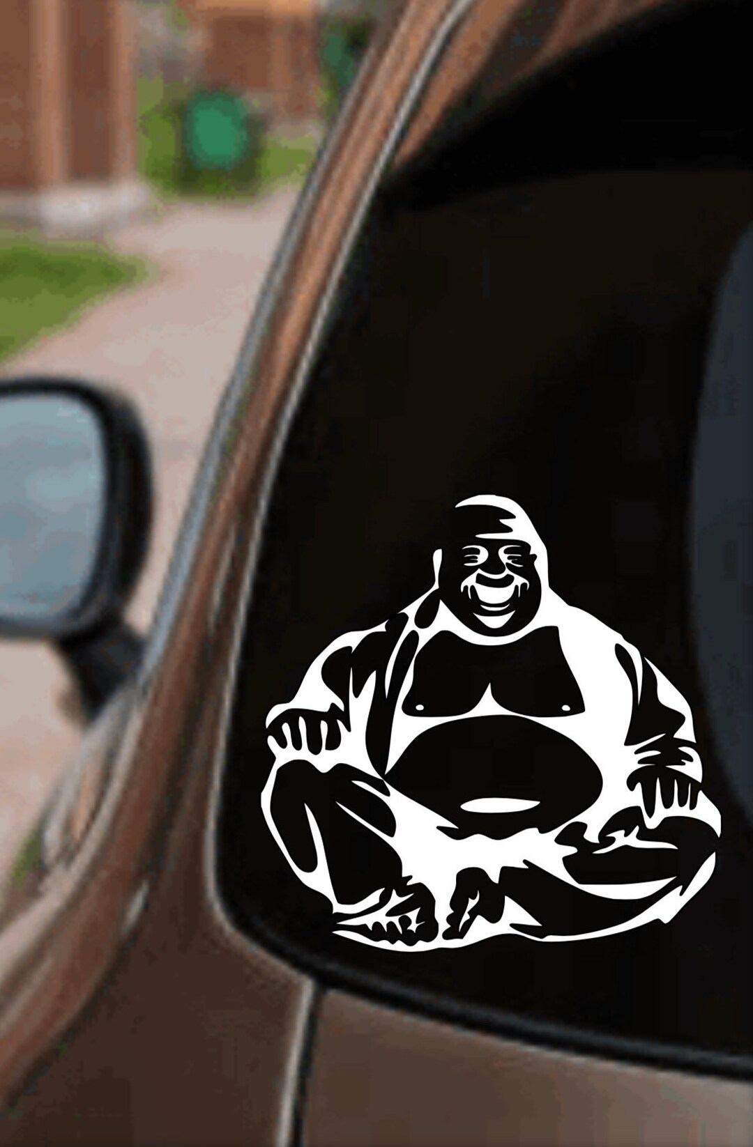 Laughing Buddha Vinyl Decal Car Decal Laptop - Etsy