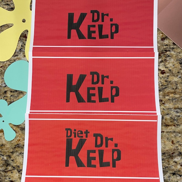 Spongebob Dr. Kelp - Etsy